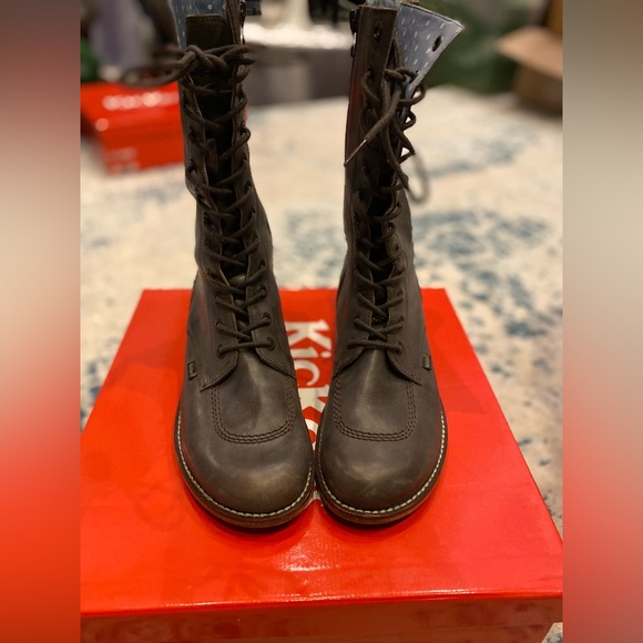 Kickers | Shoes | Kickers Short Lace Up Boot | Poshmark